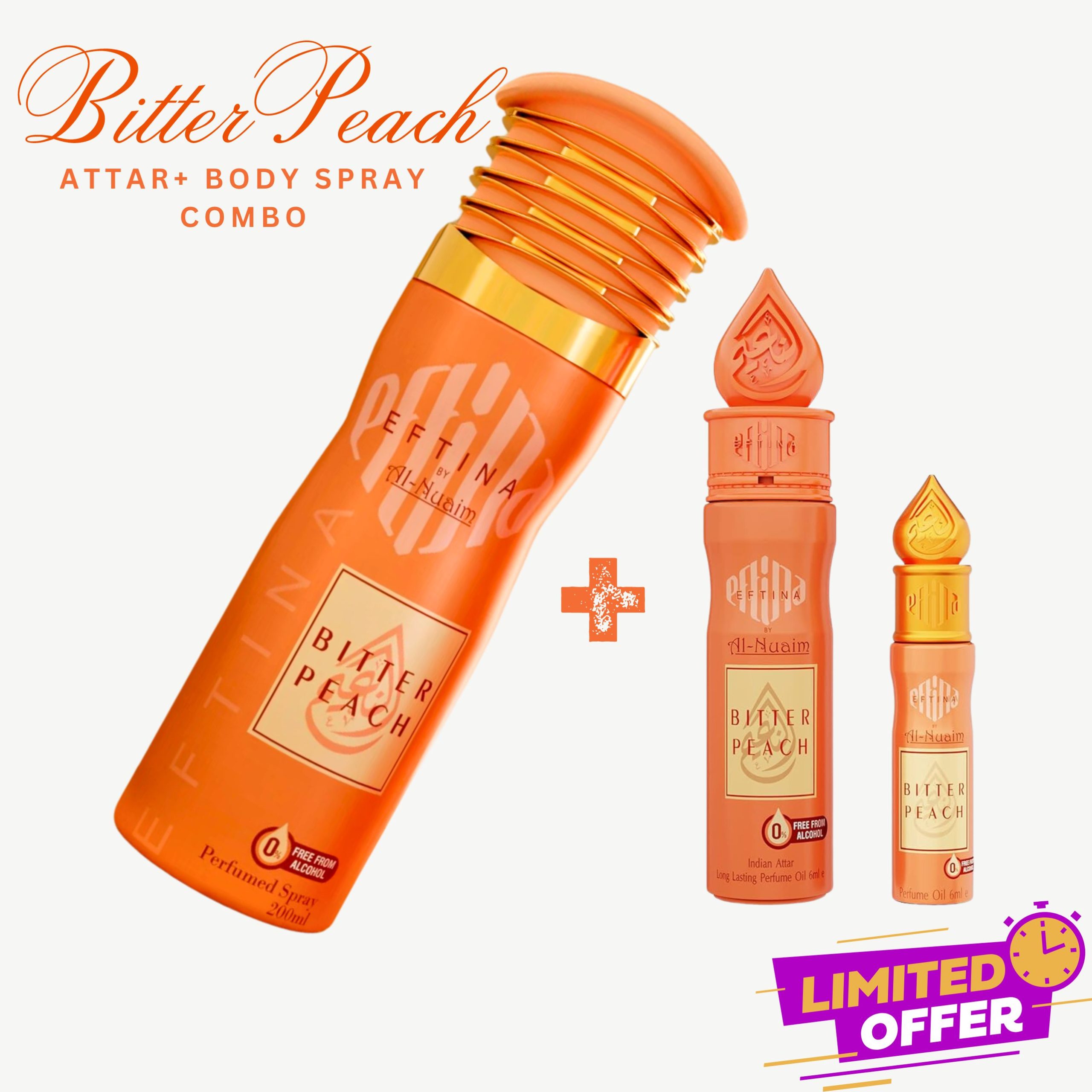 ALL ATTAR NEPAL | 1 + 1 AL NUAIM BITTER PEACH COMBO | FOR HER